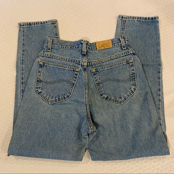 Lee | Jeans | Vintage High Waisted Lee Jeans Light Wash Blue | Poshmark